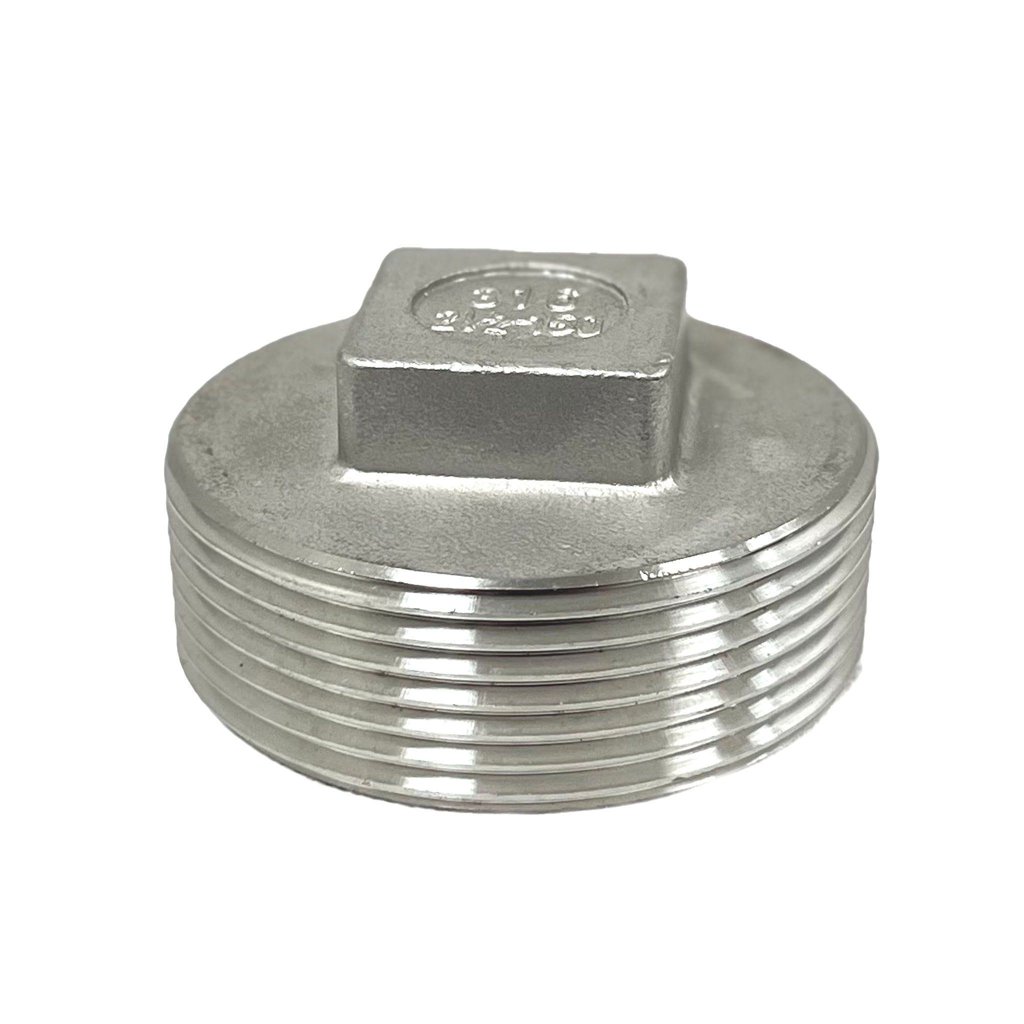 SS316 Square Head Plug CL150 MNPT Fitting – EON SUPPLY INC